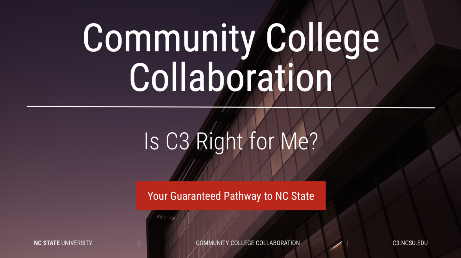 Community College Collaboration (C3)